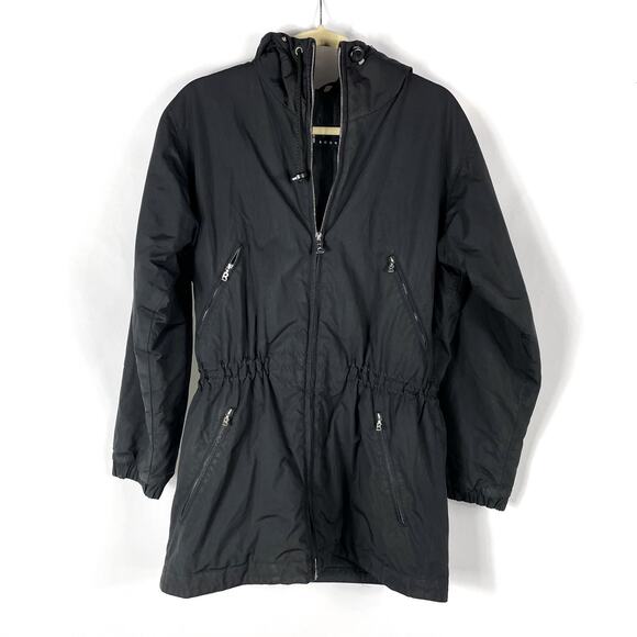 Bogner | Jackets & Coats | Bogner Black Parka Jacket Hooded Full Zip ...